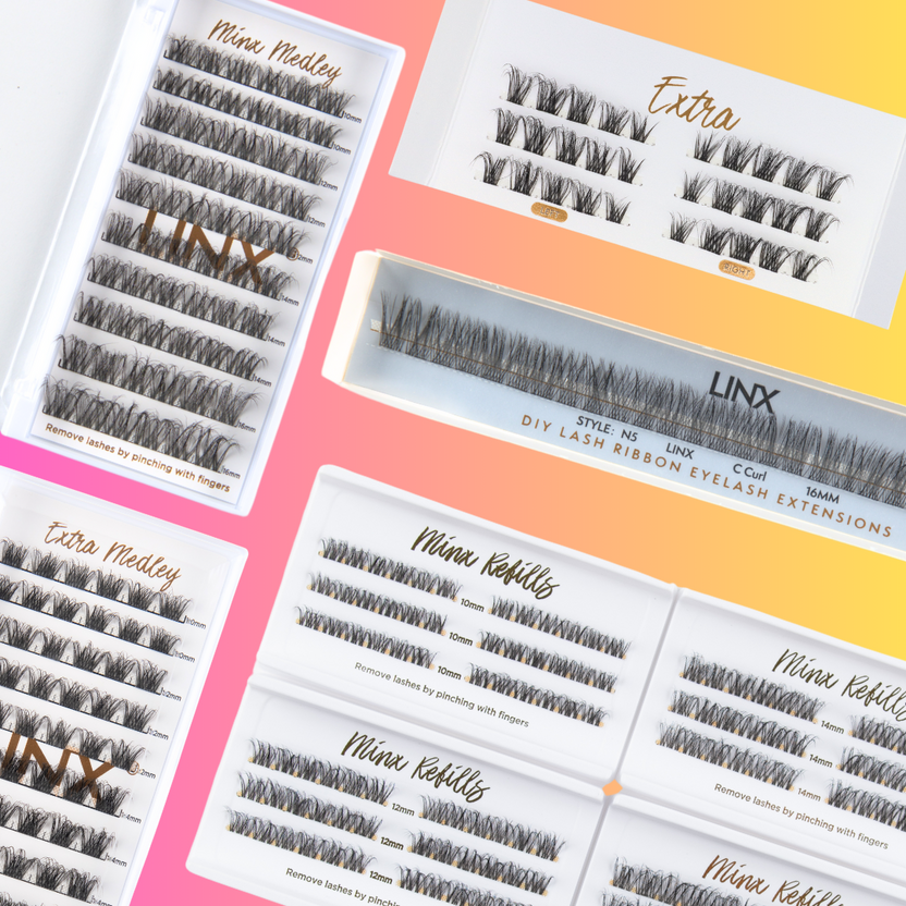 DIY Lash Extensions | Eyelash Clusters & Lash Ribbon At LINX